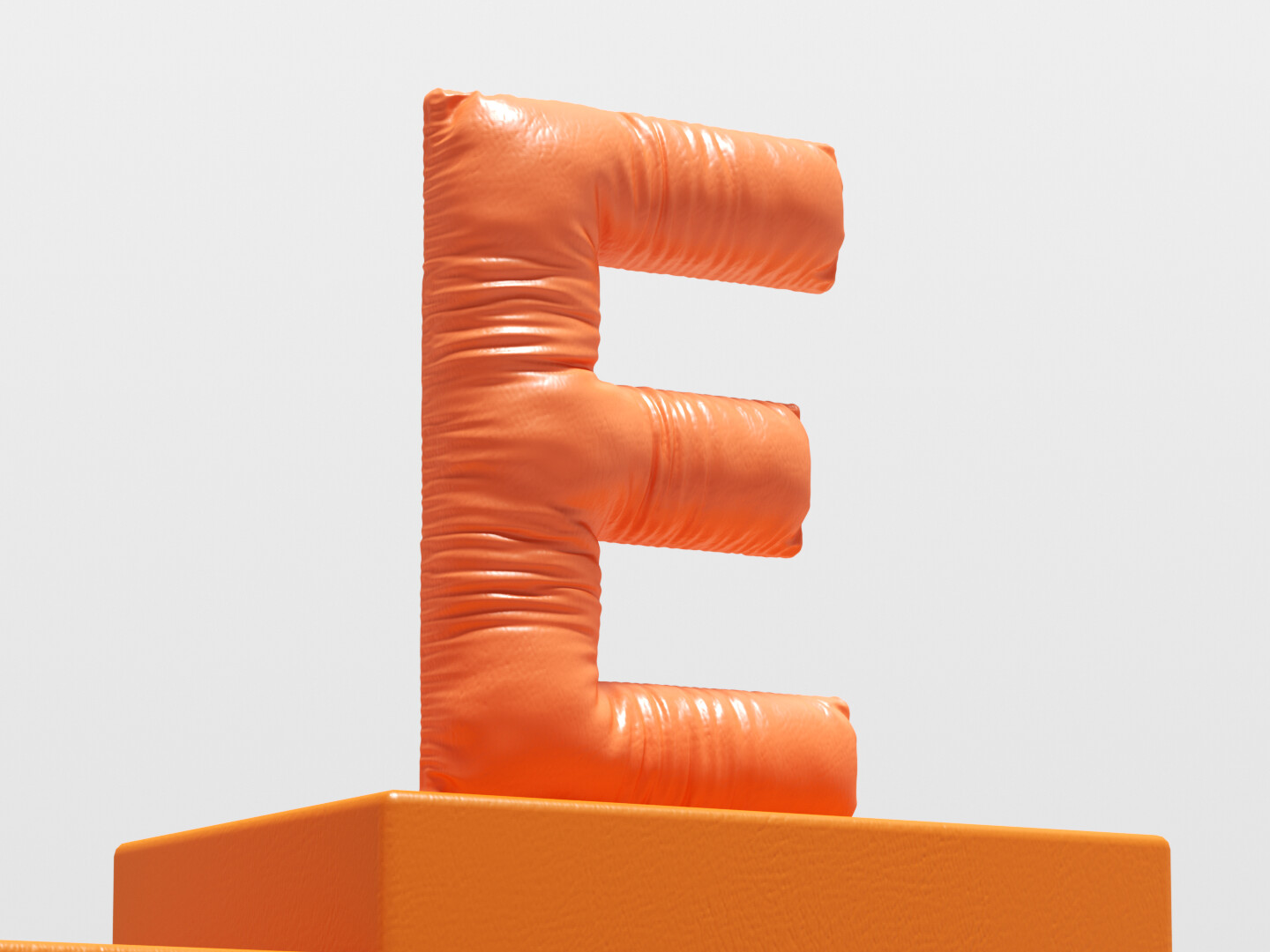 240124 C4D+OC 布料气球字母_露露安妮-站酷ZCOOL