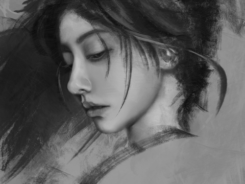 人像练习_MoonBird_Chen-站酷ZCOOL