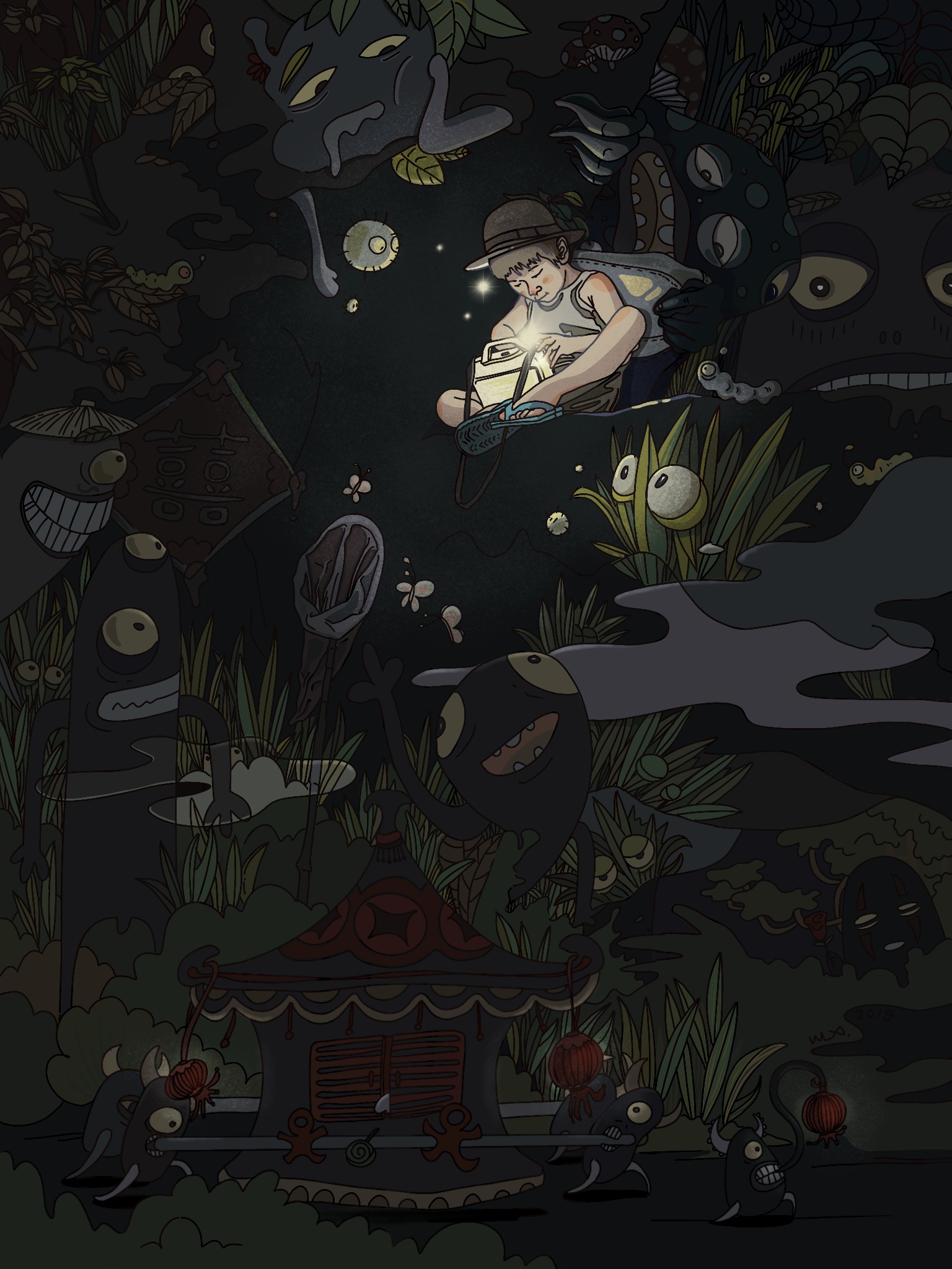 秘密基地_阿鲱AFei_wlx-站酷ZCOOL