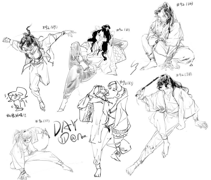 #速写60天挑战赛# d11@速写班长_一条菜鱼-站酷ZCOOL