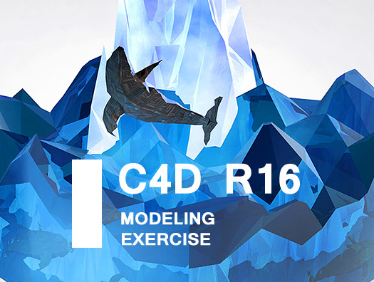 C4D for LOW POLY WORLD：whale/sea/iceburg 建模练习_YUKO_-站酷ZCOOL