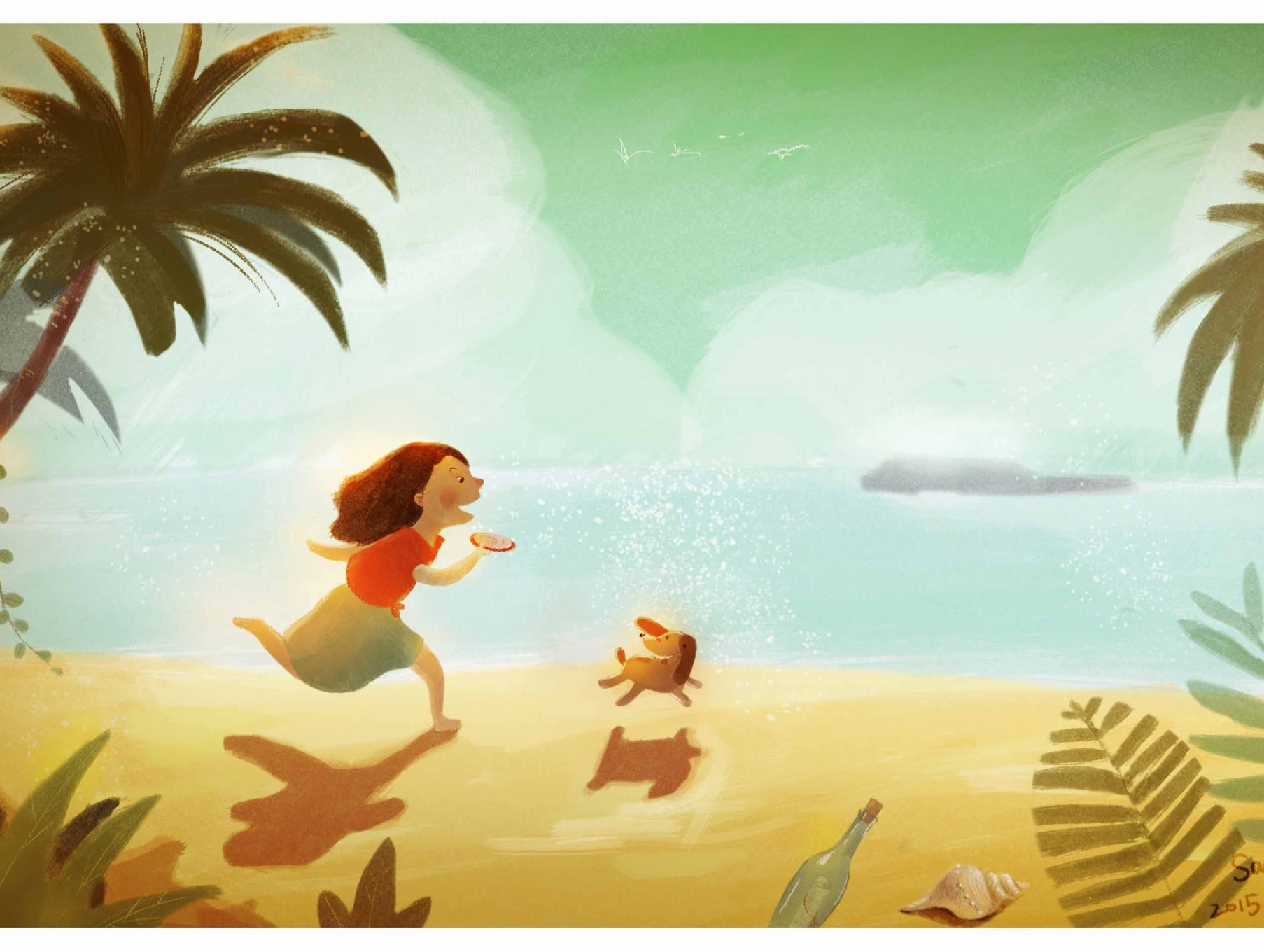 难忘的夏天_豌豆上的莎拉-站酷ZCOOL