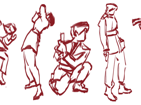 #速写60天挑战赛#@速写班长 day3_akibiubiubiu-站酷ZCOOL