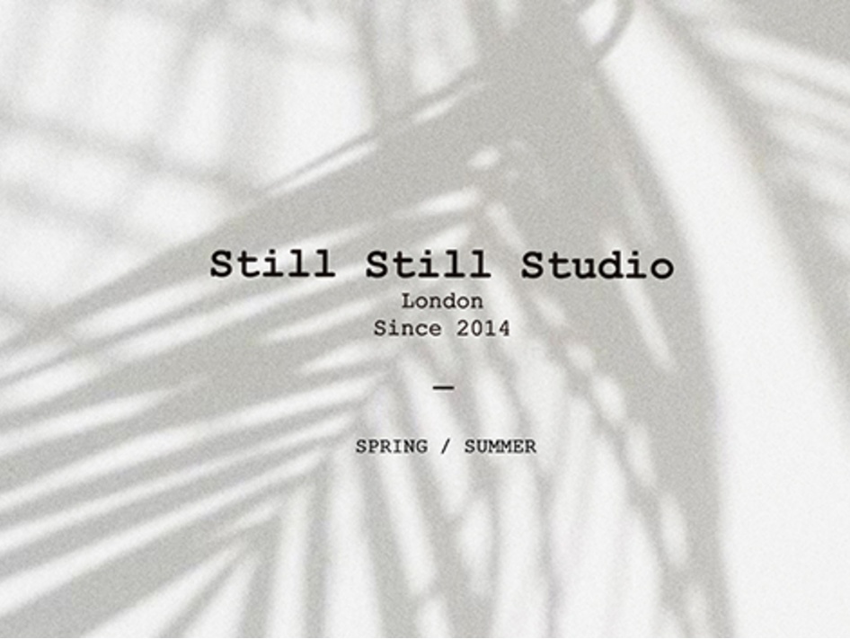 Still Still Studio Men's wear 伦敦设计师品牌视觉_HEREidea英合创意-站酷ZCOOL