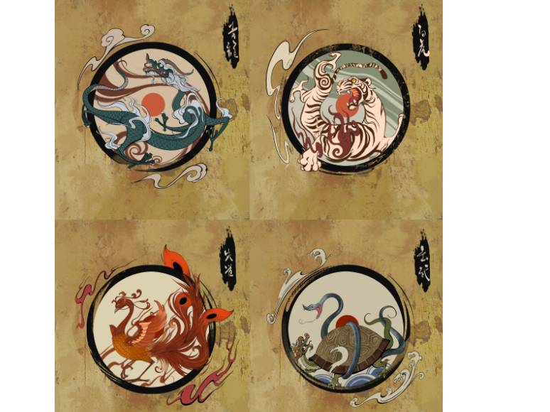 四神兽_Cim92-站酷ZCOOL