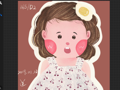 【365每日一画／D2】原创_插画师杨志玲-站酷ZCOOL