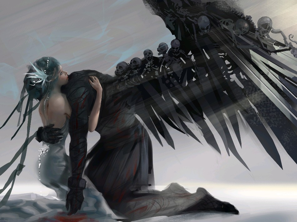 wlop（鬼刀）_blossom葵-站酷ZCOOL