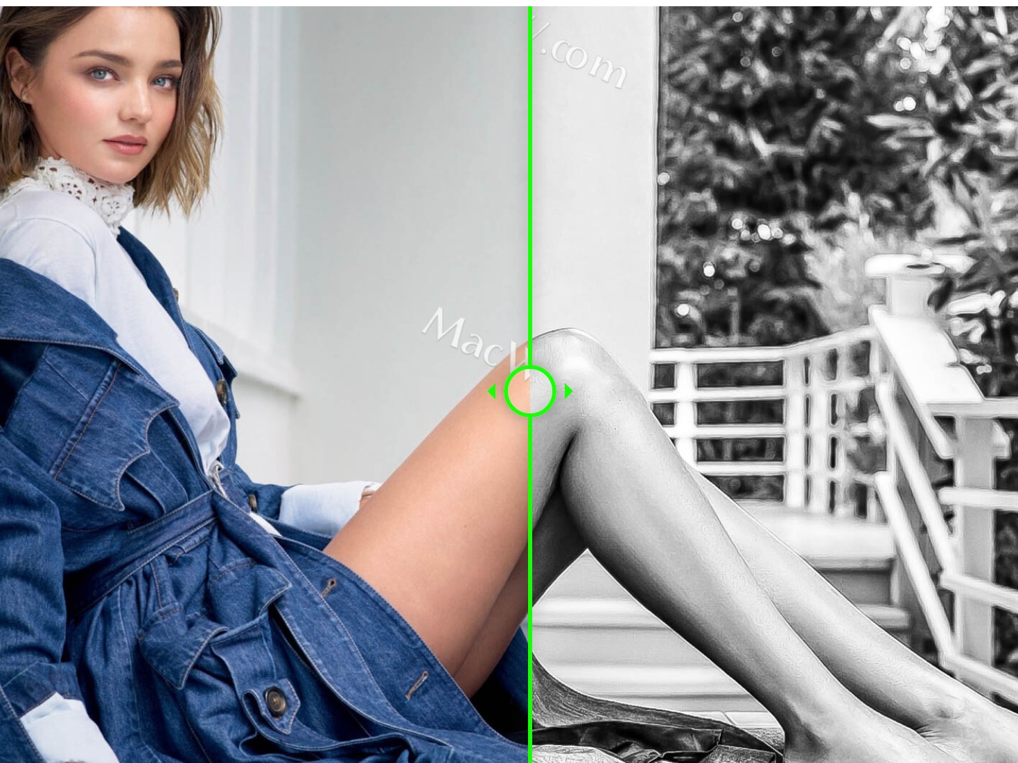 HDR级视觉特效人像黑白调色Lr预设_Mac小素材-站酷ZCOOL