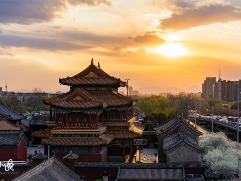 日落雍和宫_ervine87-站酷ZCOOL