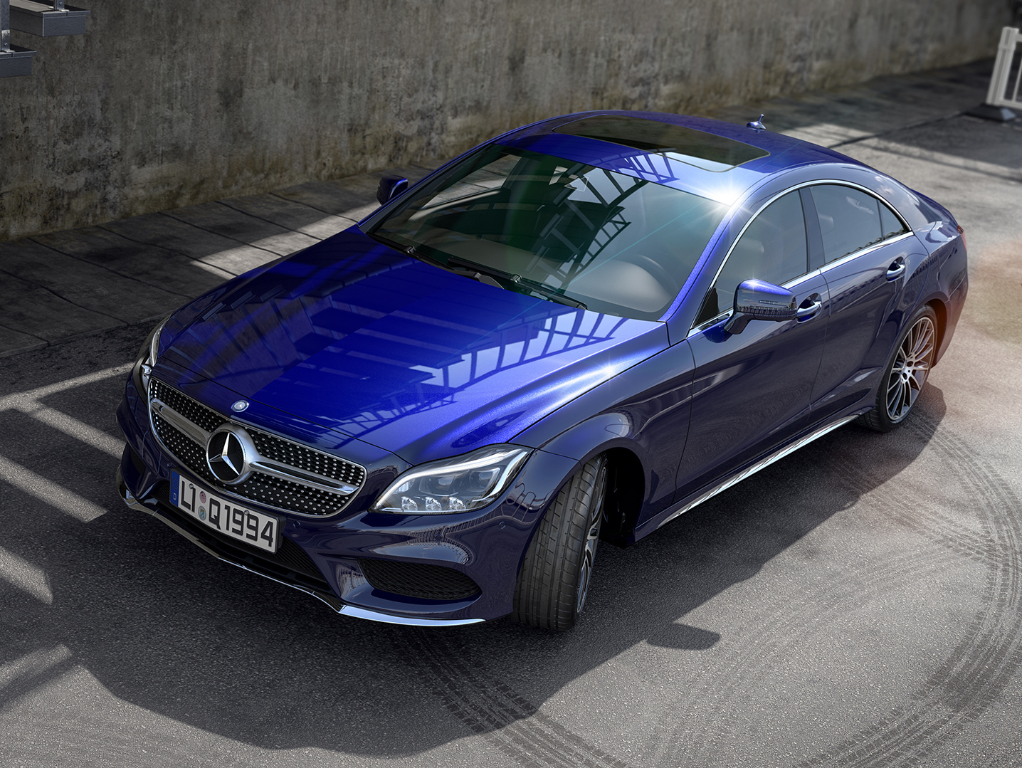 Mercedes-Benz CLS CGI_朦胧美-站酷ZCOOL