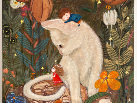 毛茸茸的依偎_luna_Q-站酷ZCOOL