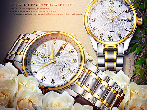 情侣手表详情页海报_射即湿MDZZ-站酷ZCOOL