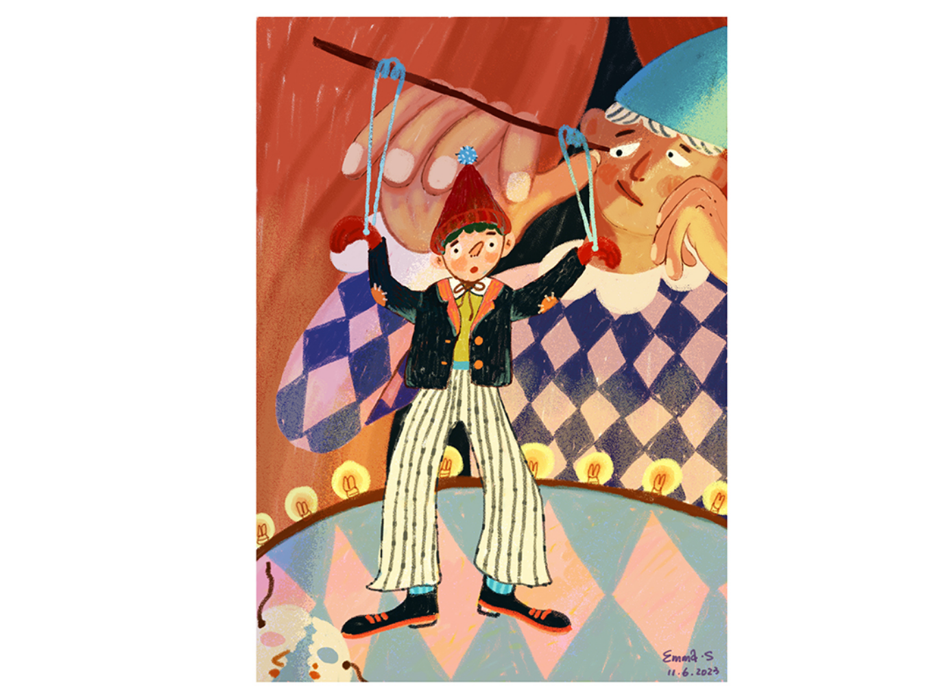 小丑与木偶_大番喜Emma-站酷ZCOOL