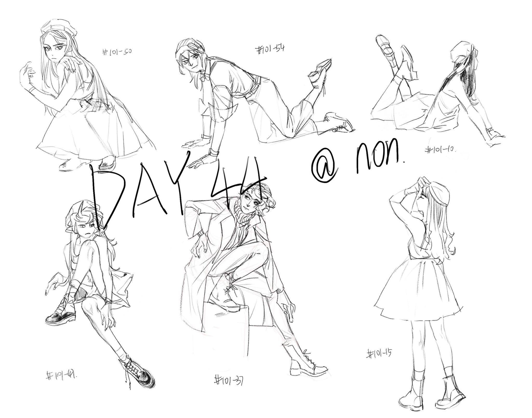 #速写60天挑战赛# day44@速写班长_一条菜鱼-站酷ZCOOL