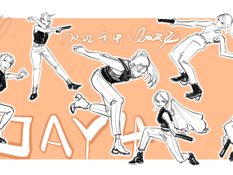 #速写60天挑战赛# Day4 @速写班长 _祝丘棠-站酷ZCOOL