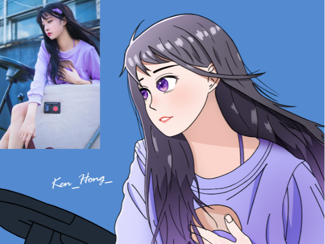 相片手绘系列_Ken_Hong_-站酷ZCOOL