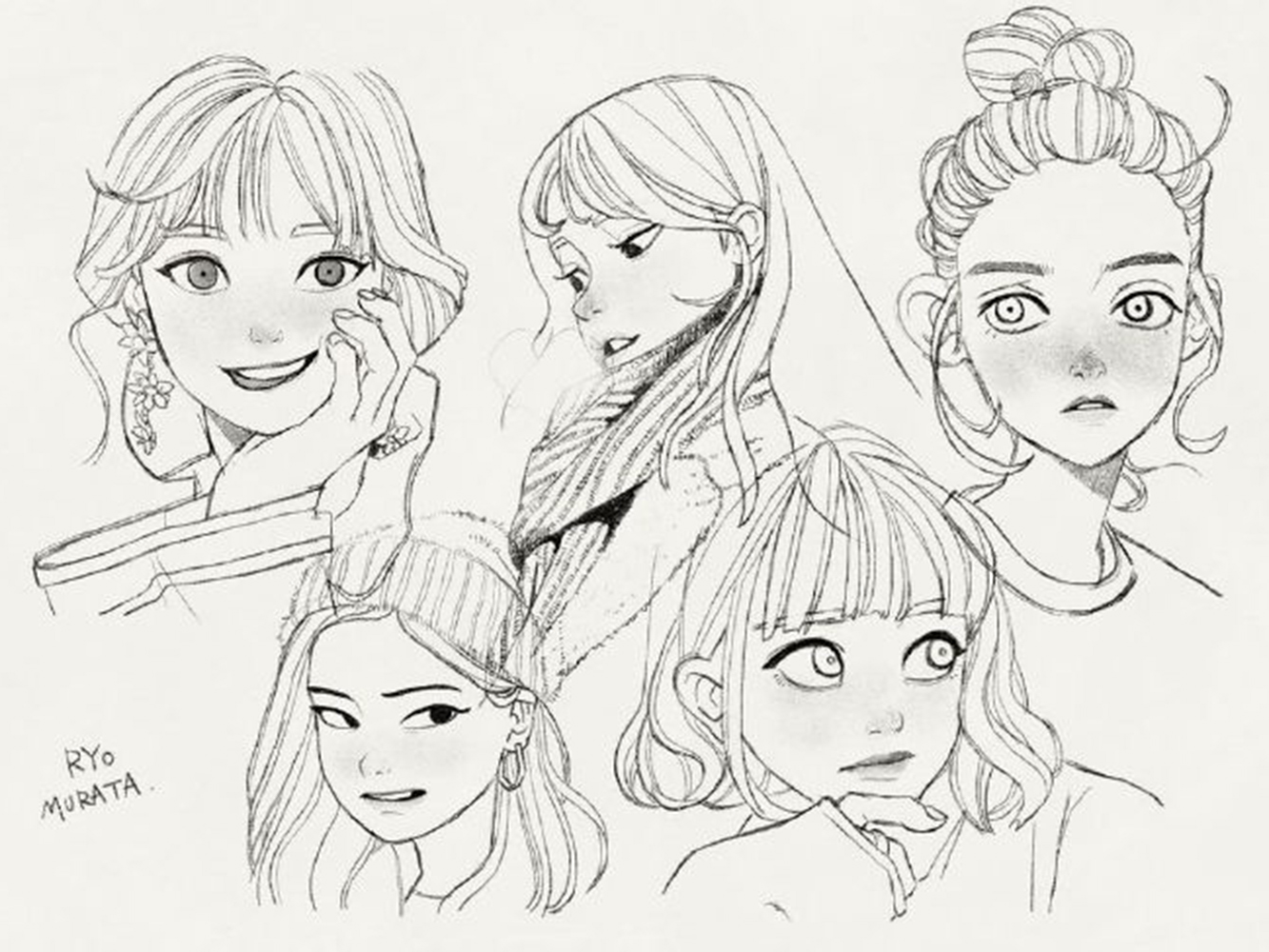 CG绘画丨板绘教程丨原画教程丨人物表情绘制参考_CGWANG王氏教育-站酷ZCOOL