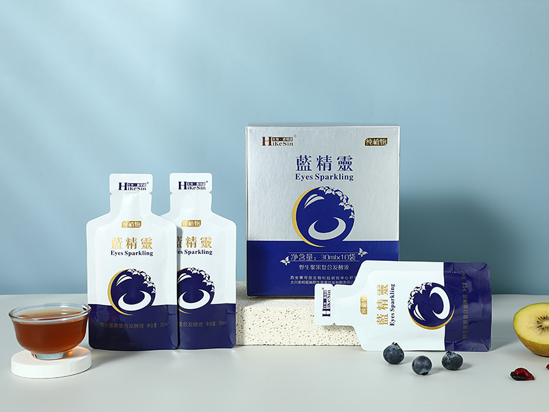 蓝精灵｜野生浆果复合发酵液拍摄_米橙视觉-站酷ZCOOL