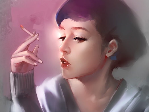 吸烟_Peter肖吉-站酷ZCOOL