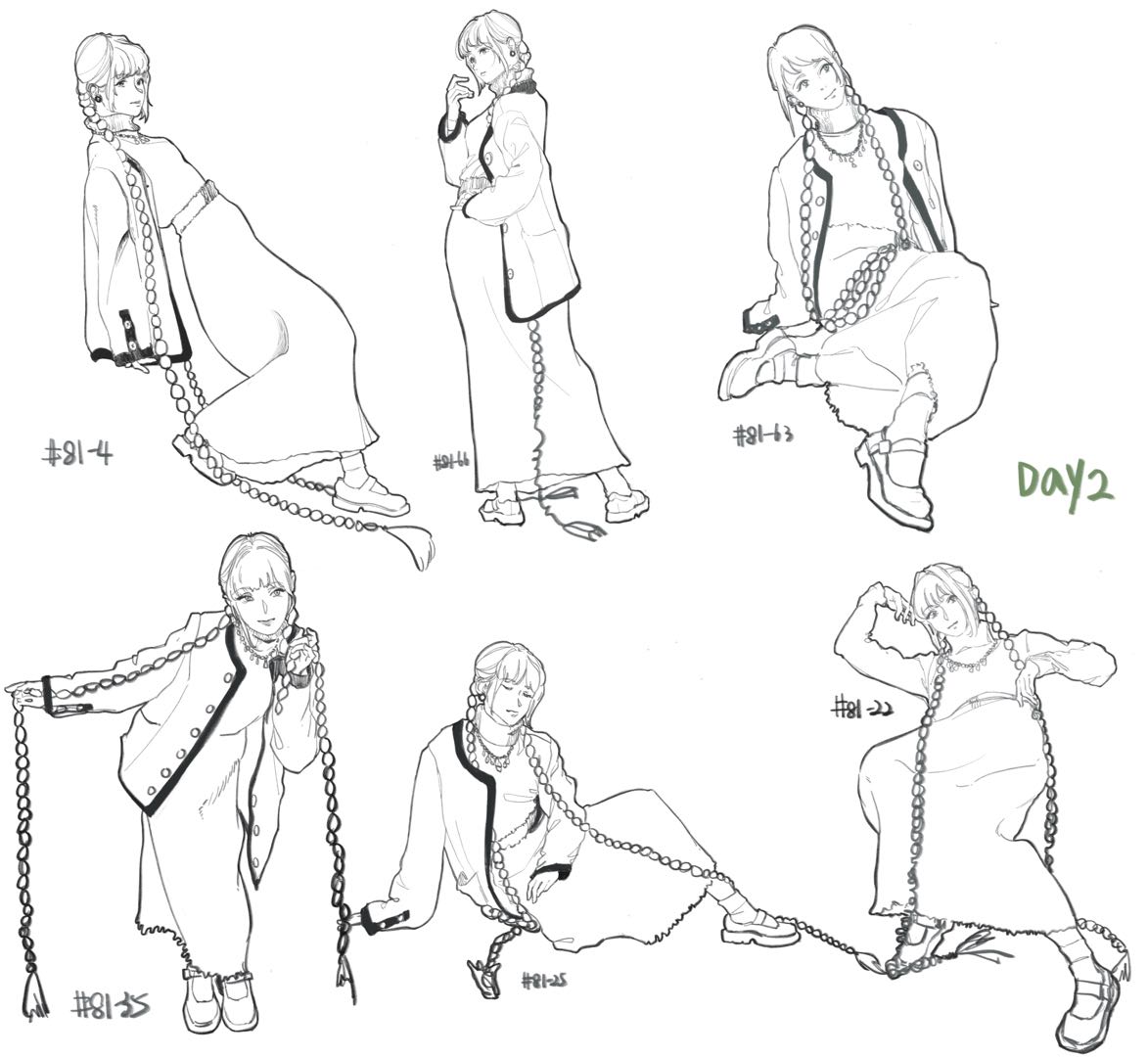 速写60天挑战赛 day2_银砸jyb-站酷ZCOOL