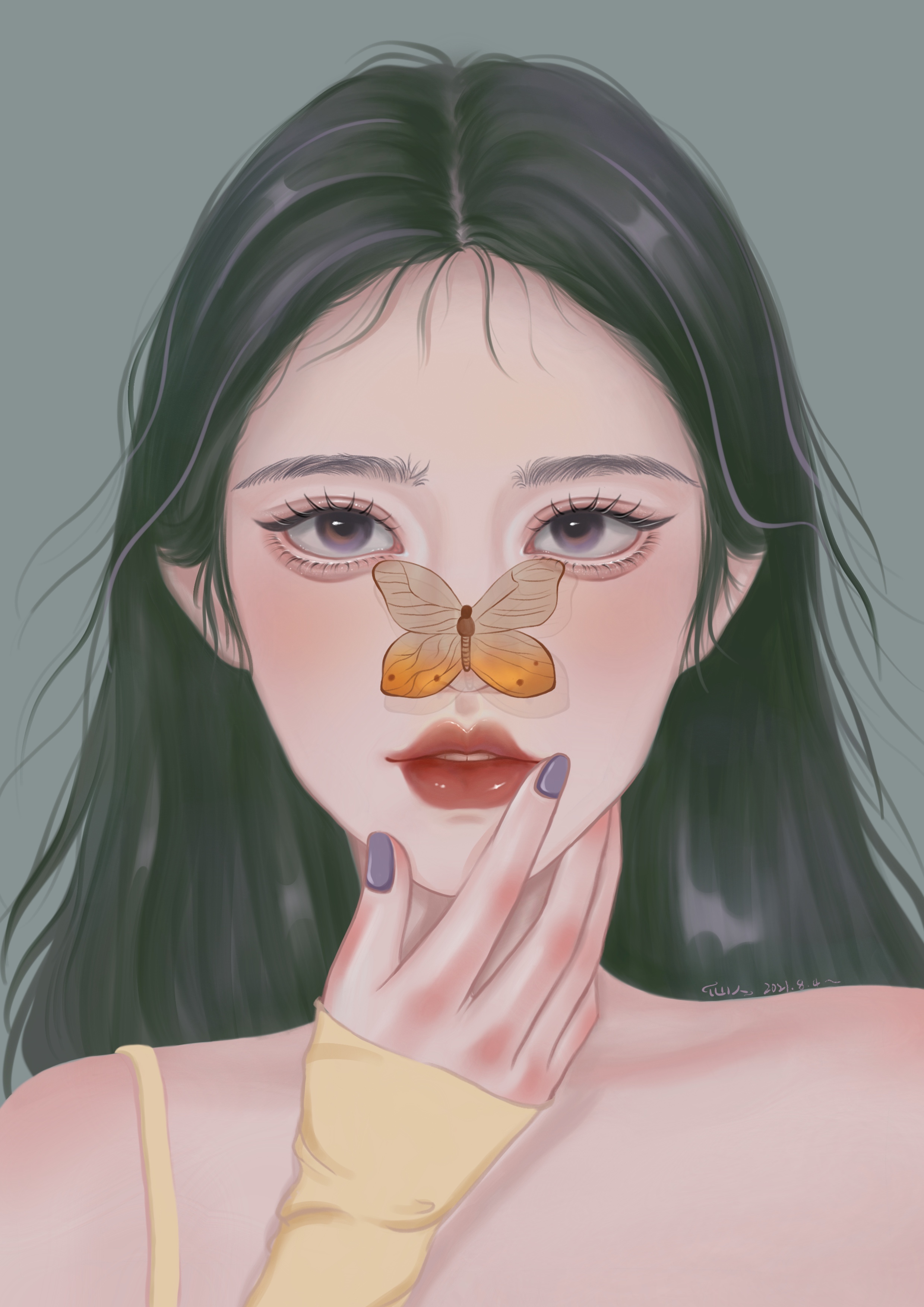 女孩头像_仙人仙人仙人-站酷ZCOOL