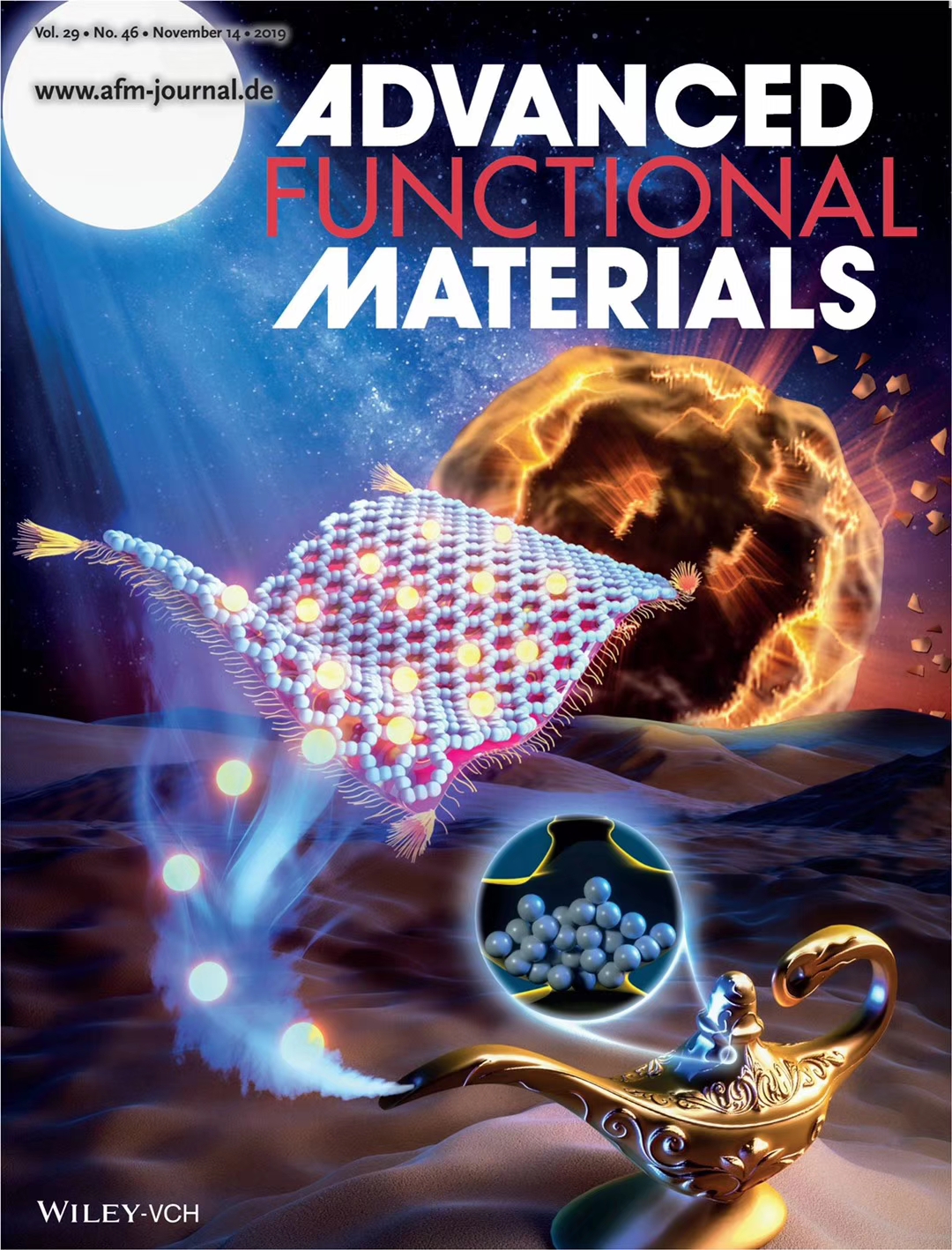 SCI学术期刊杂志封面设计/科研绘图/ Adv.Funct.Mater_北京中科幻彩-站酷ZCOOL