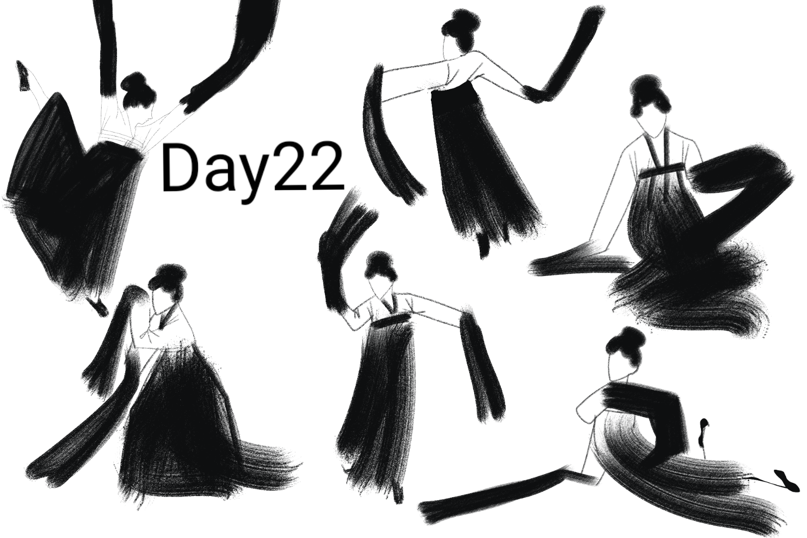 【速写60天挑战赛】Day22_黑雾气-站酷ZCOOL