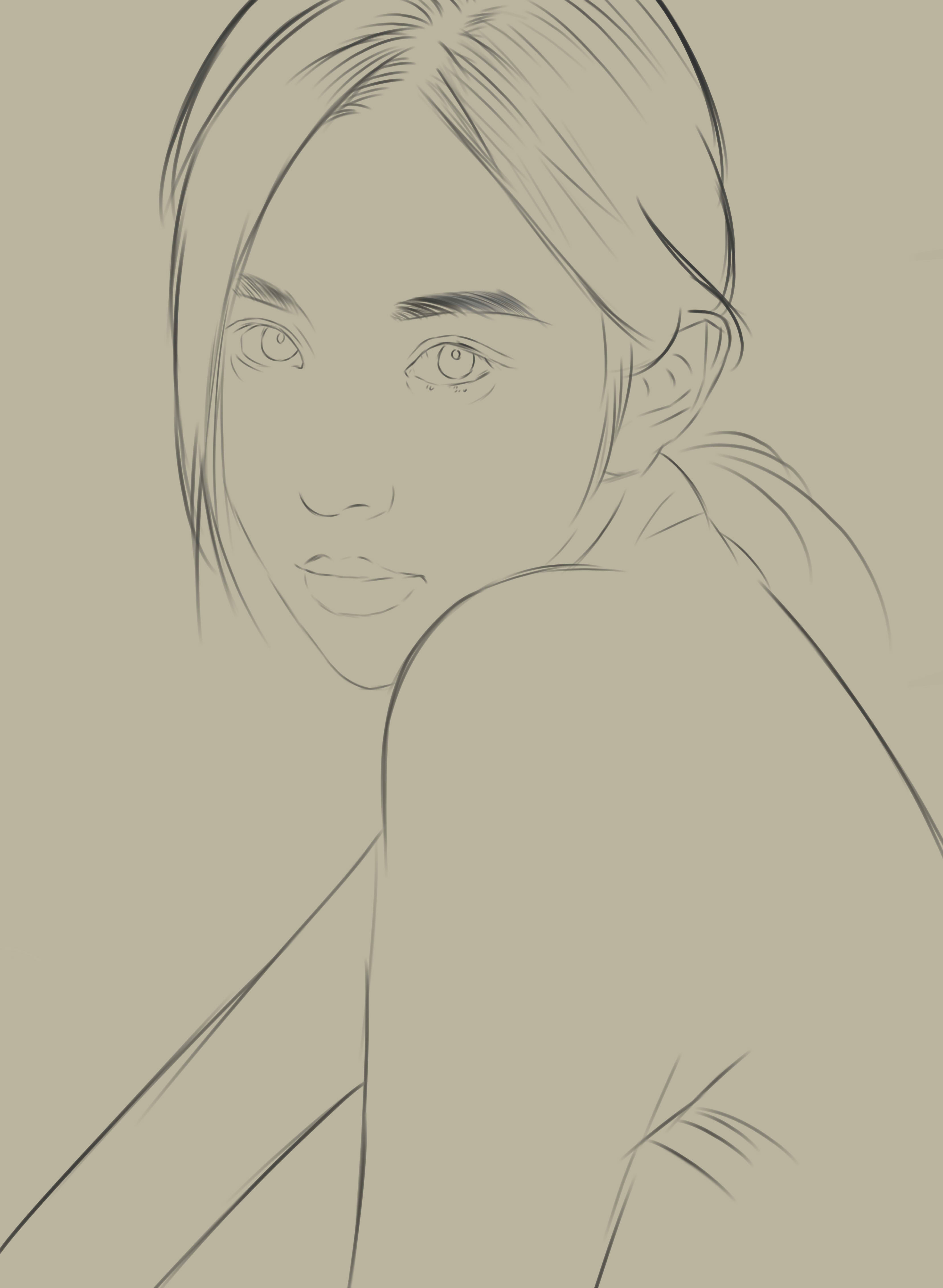 画个优雅的这姐姐_mumulike-站酷ZCOOL