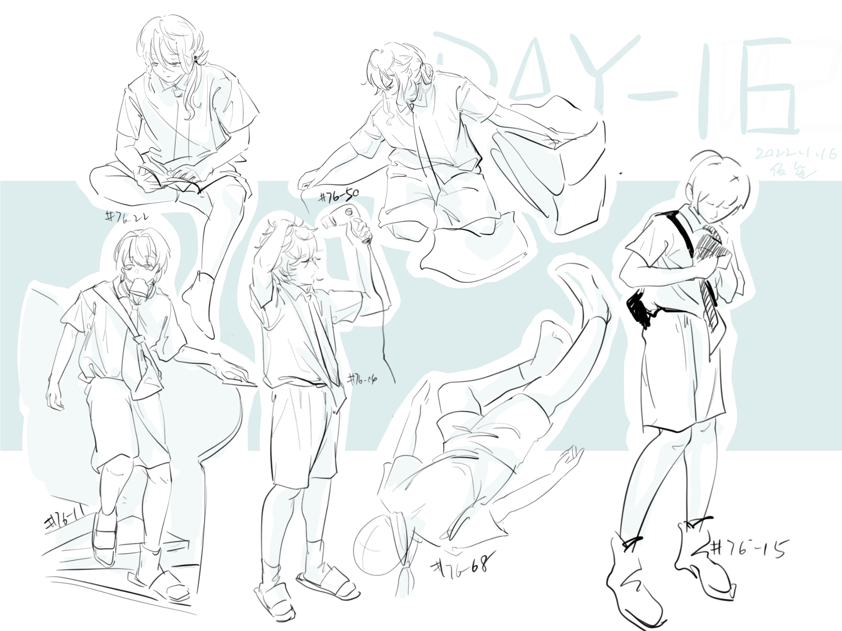 #速写60天挑战赛#day16_攸笙-站酷ZCOOL