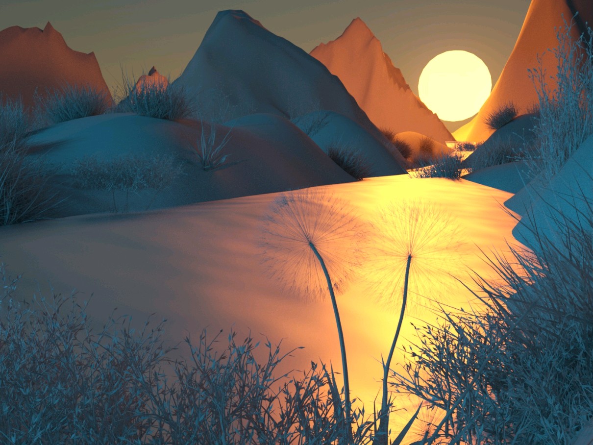 o c抽象场景渲染_Adaer-站酷ZCOOL