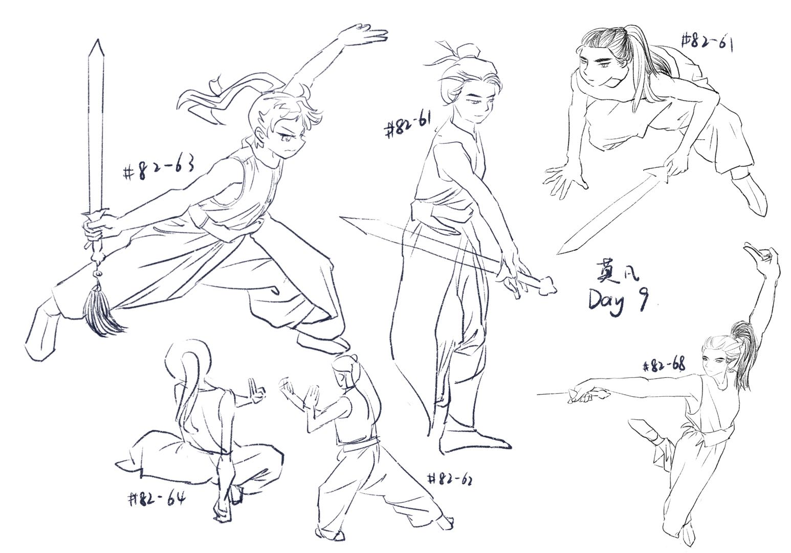 #速写60天挑战赛# day9@速写班长 _Z590663743-站酷ZCOOL