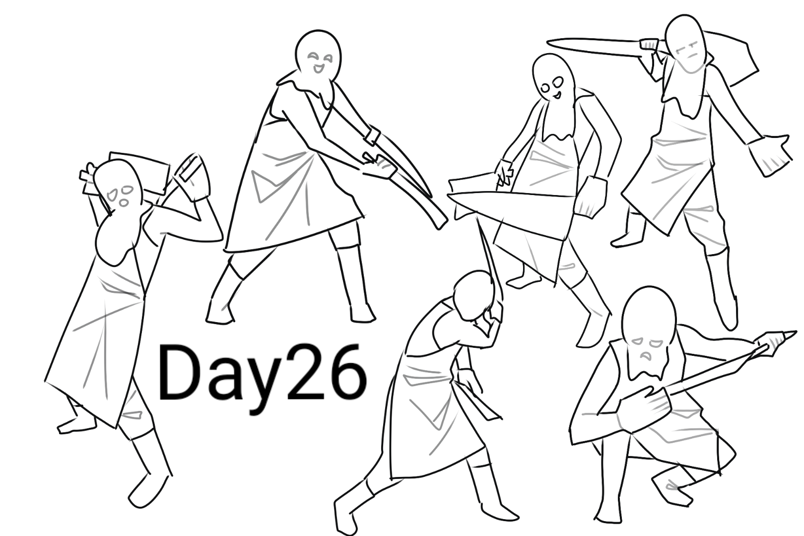 【速写60天挑战赛】Day26_黑雾气-站酷ZCOOL