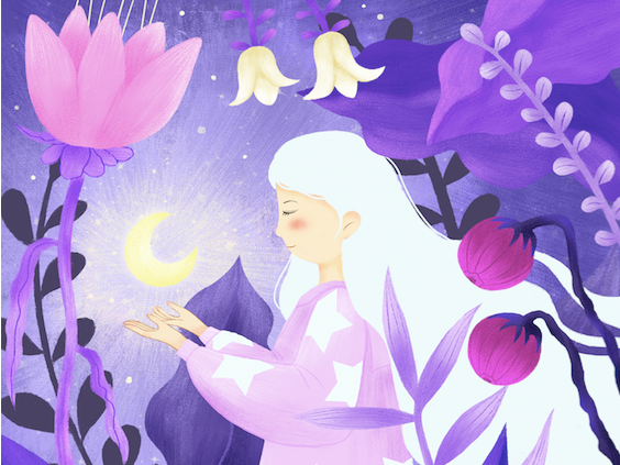 月亮女神_一颗大西瓜yo-站酷ZCOOL