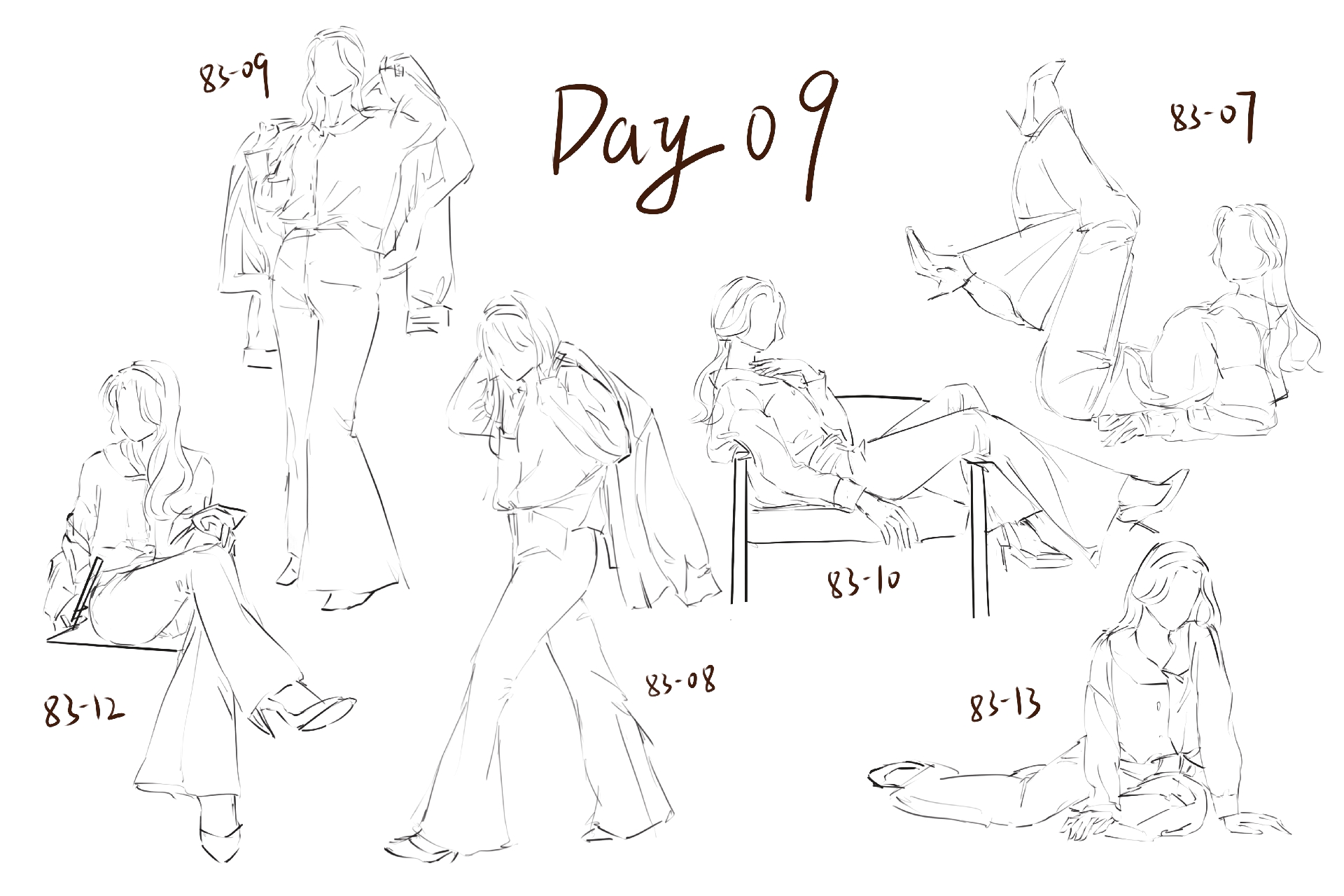 #速写60天挑战赛# day09@速写班长_Karolla-站酷ZCOOL