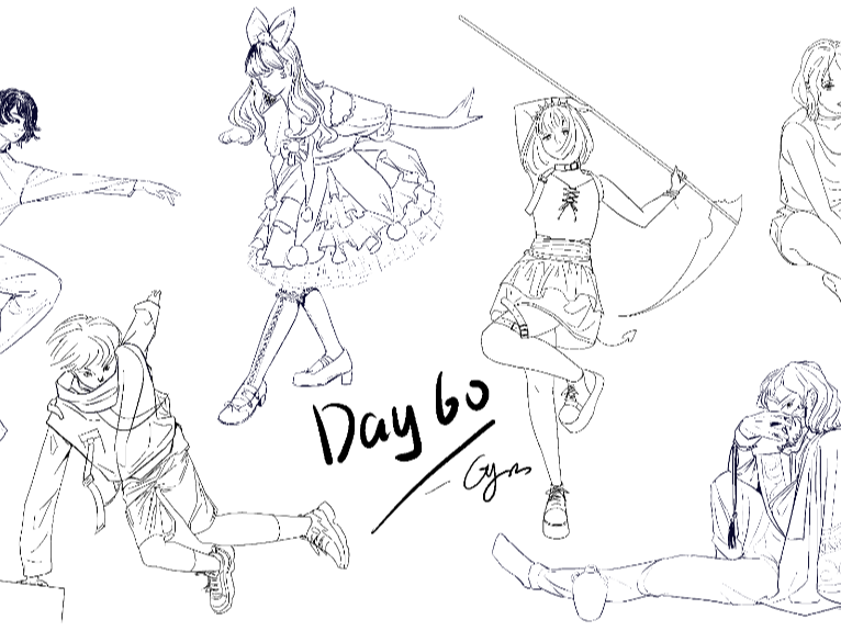 #速写60天挑战赛#Day60@速写班长_风铃冰泪-站酷ZCOOL