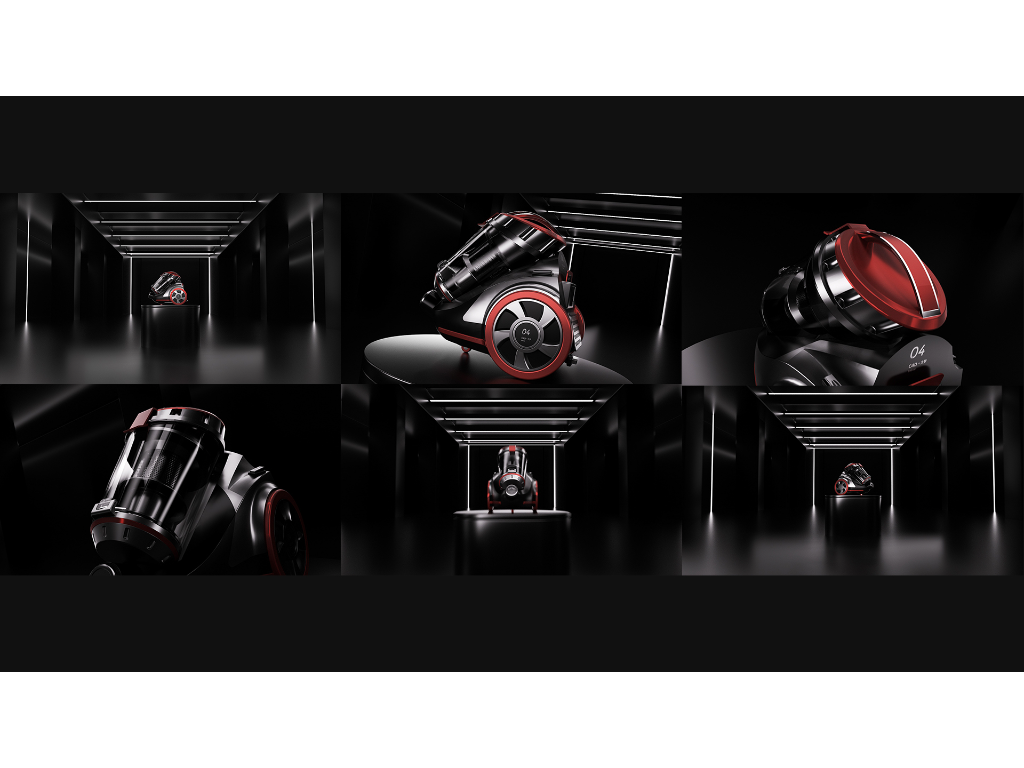 吸尘器暗黑运镜C4D动画_大梦小半liu-站酷ZCOOL