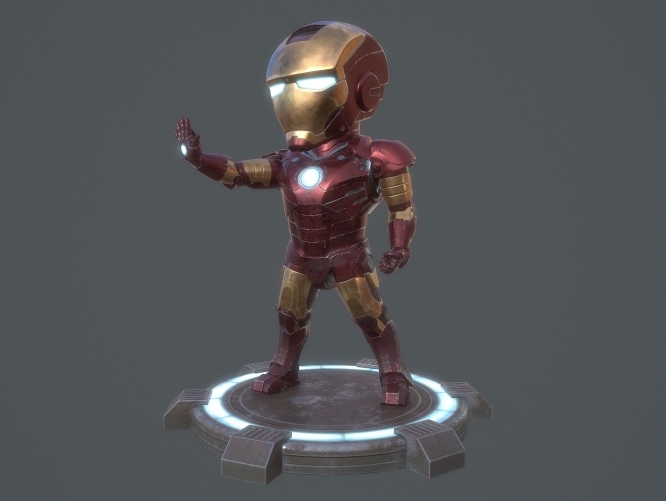 Q版钢铁侠MK3_CGWIND-站酷ZCOOL