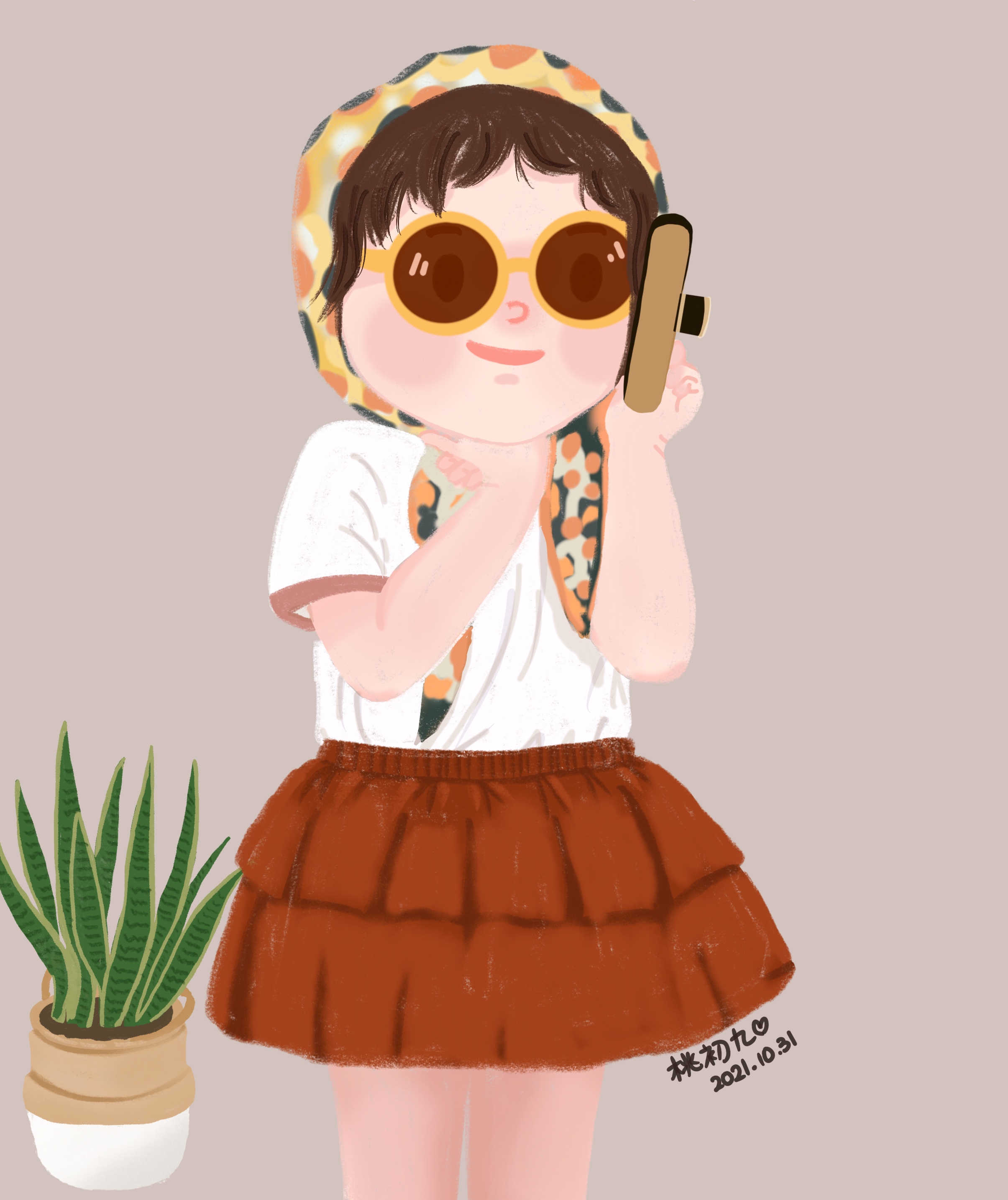 日常闺女小画_八月桃子peach-站酷ZCOOL