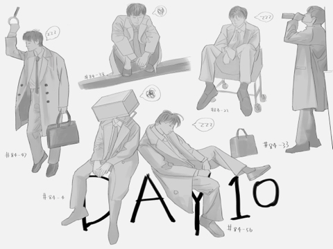 #速写60天挑战赛# day10@速写班长 _sphinxmask521-站酷ZCOOL