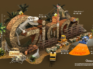 Gidea彩色Logo设计2_XuXu0208-站酷ZCOOL