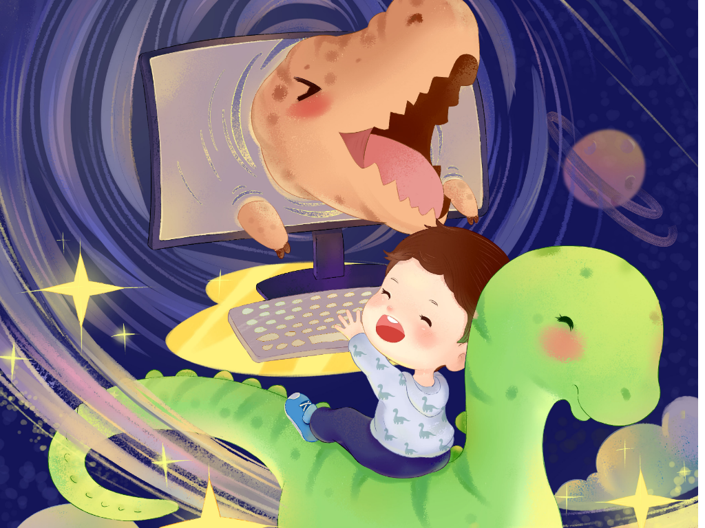 恐龙来了_菽粟shusu-站酷ZCOOL