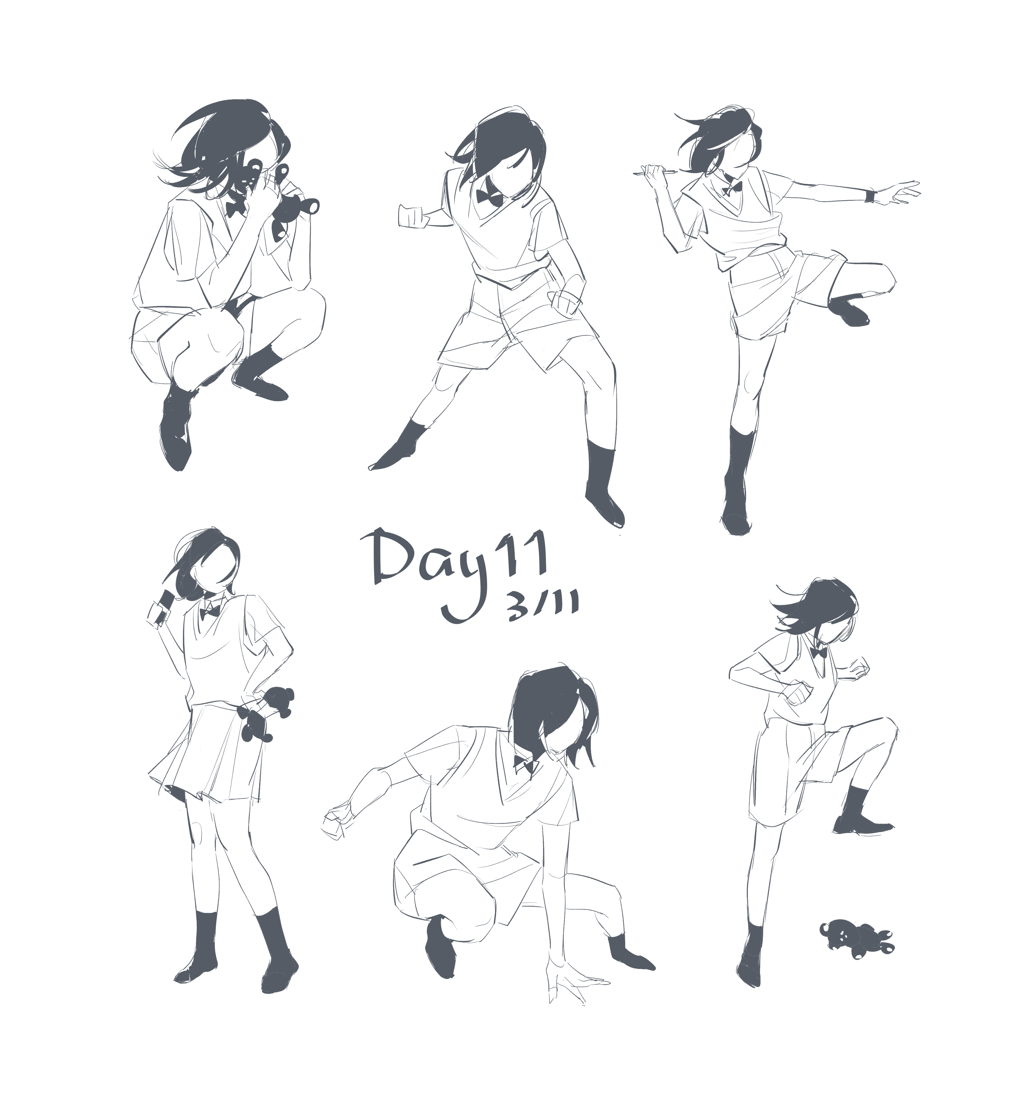 #速写60天挑战赛# d11@速写班长 _漠三莫-站酷ZCOOL