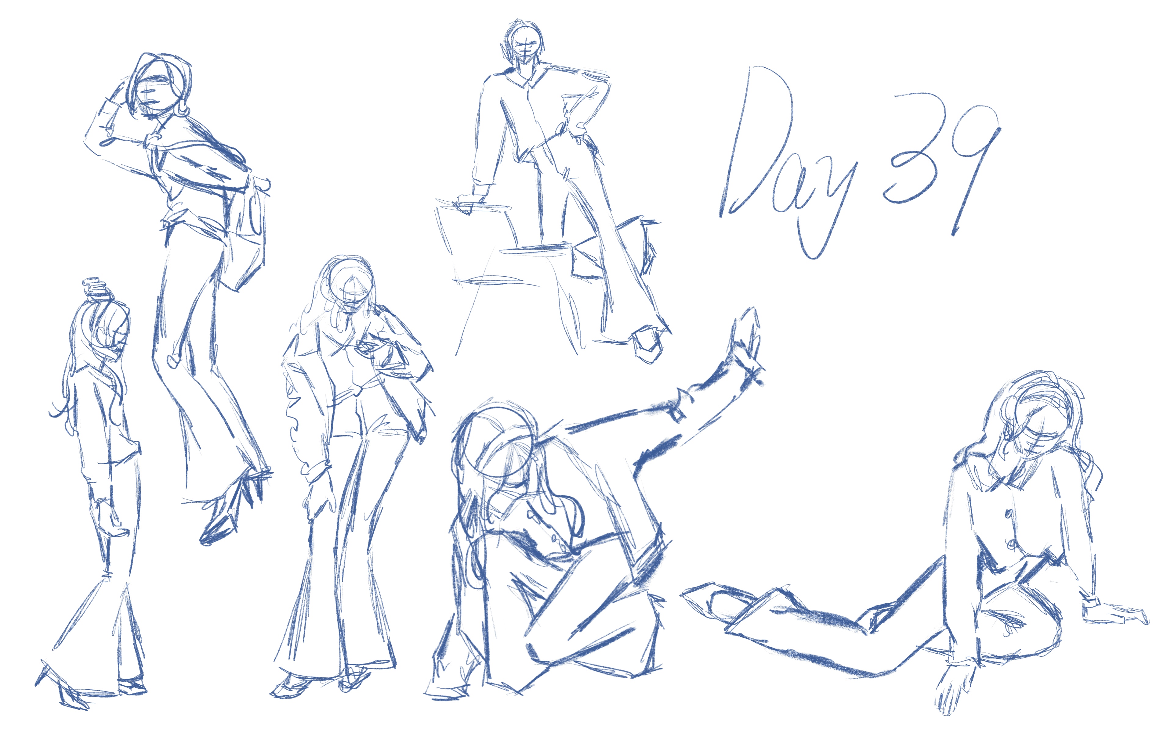 #速写60天挑战赛# Day39@速写班长_llakllakalllakll-站酷ZCOOL