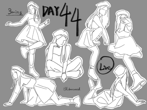 #速写60天挑战赛# Day44 @速写班长_Libercreed丽德-站酷ZCOOL