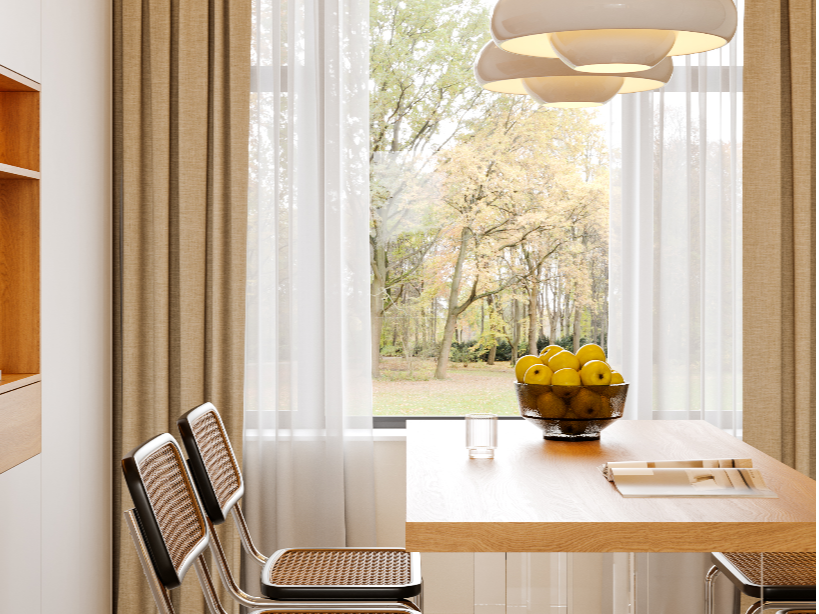 奶油原木风客餐厅_ZX绽璇-站酷ZCOOL