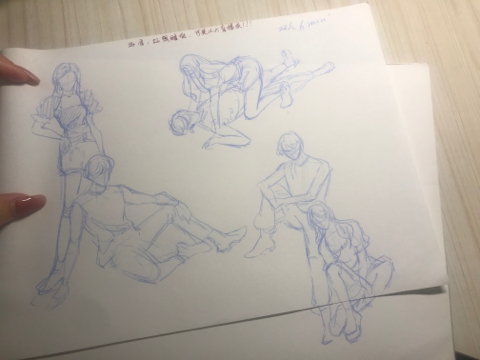 #速写60天挑战赛#Day50@速写班长_超级卷毛啾-站酷ZCOOL