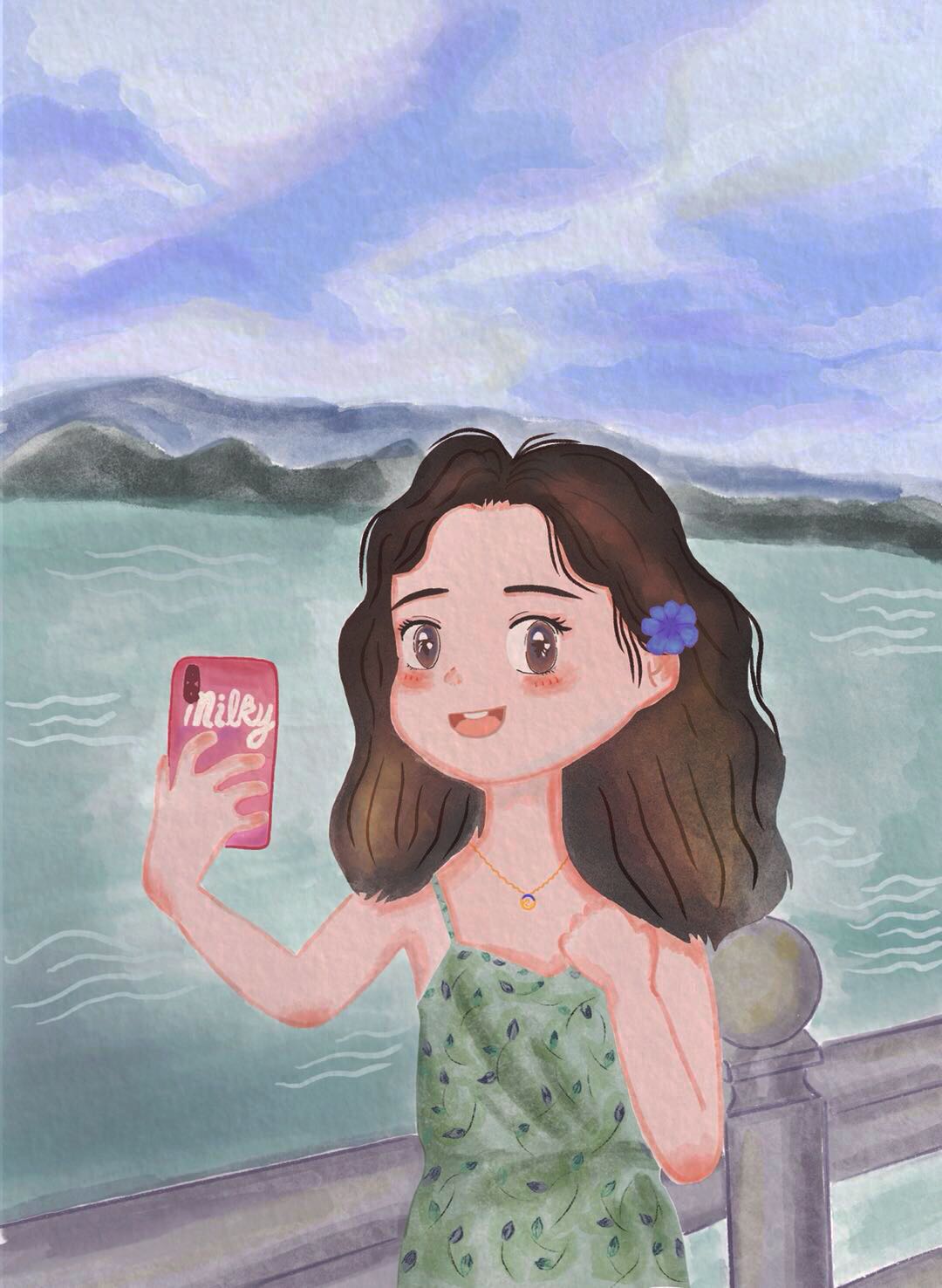 【原创】Q版水彩插画_VV努力成为插画师-站酷ZCOOL