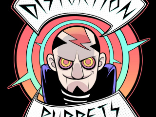 “Distortion Puppets”与“plastic children”乐队logo设计与改造_木田火山-站酷ZCOOL