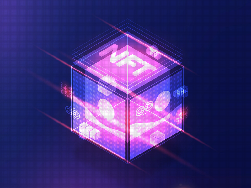 区块链NFT孵化海报_Lost01-站酷ZCOOL