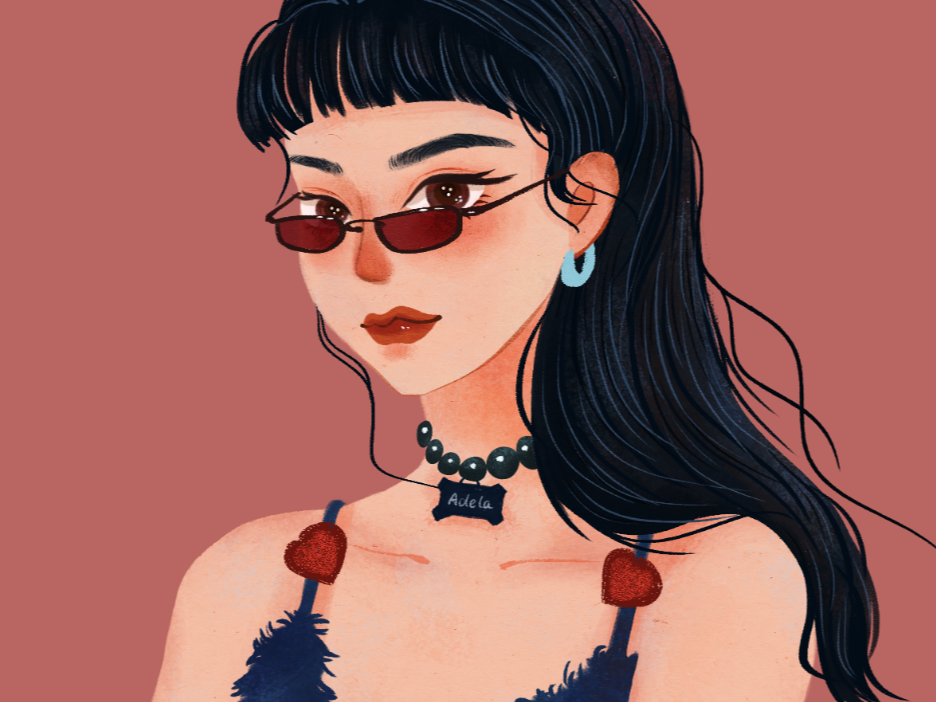 女孩子头像_晴天Adela-站酷ZCOOL